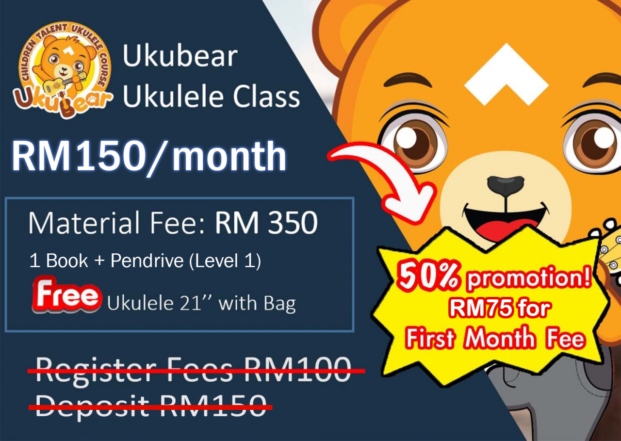 Ukubear Ukulele Class (EN) – Ukubear